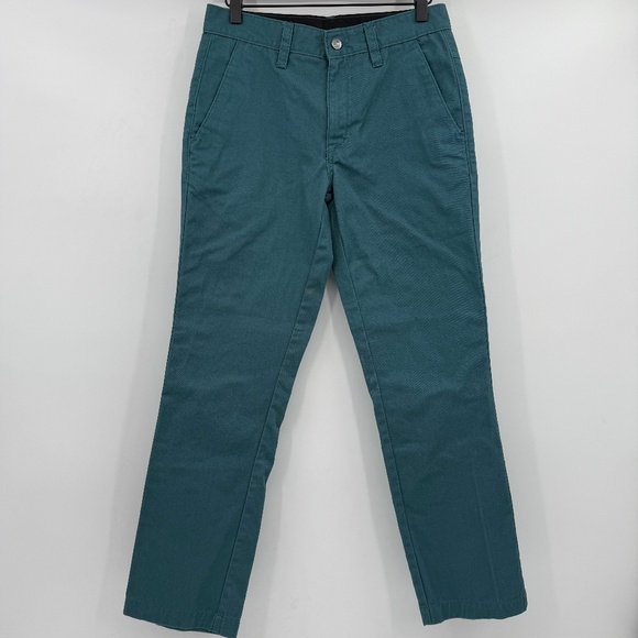 Volcom | Pants | Volcom Pants Men 28 Green Chino Flat Front Slash ...